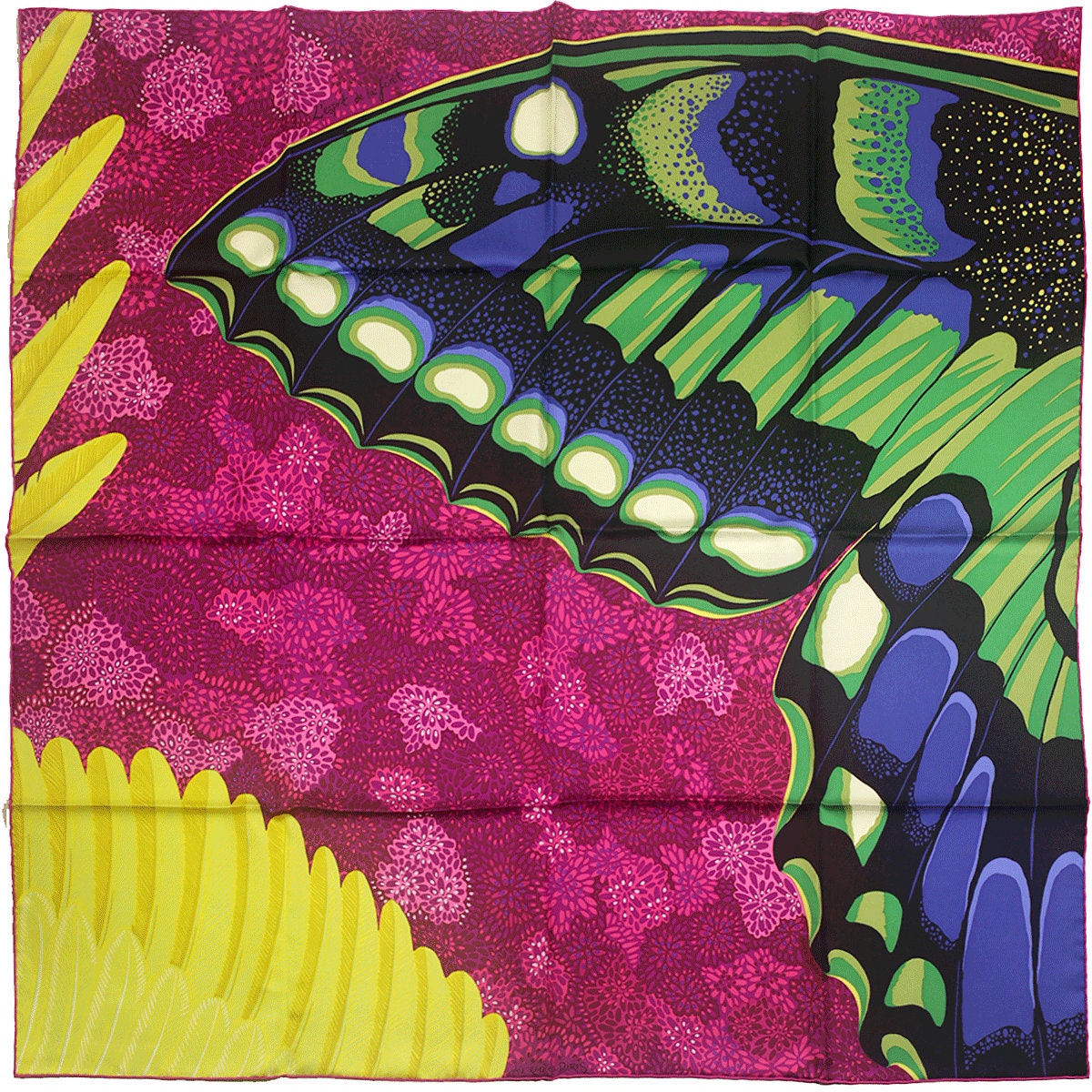 Hermes Scarf "L'Esprit de la Foret" by Alice Shirley 90cm Silk ...
